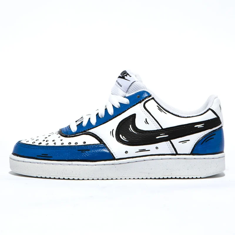 Nike Court Cosplay Blue | Il Maltese Lab - Scarpe personalizzate