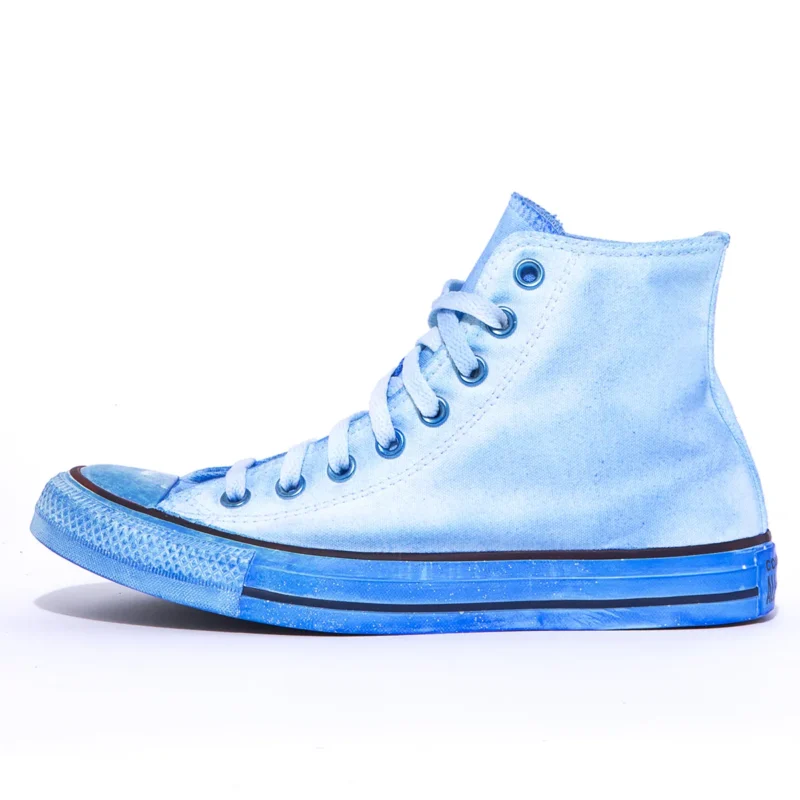 All Star Hi Dyeing Sky Blue | Il Maltese Lab - Scarpe personalizzate